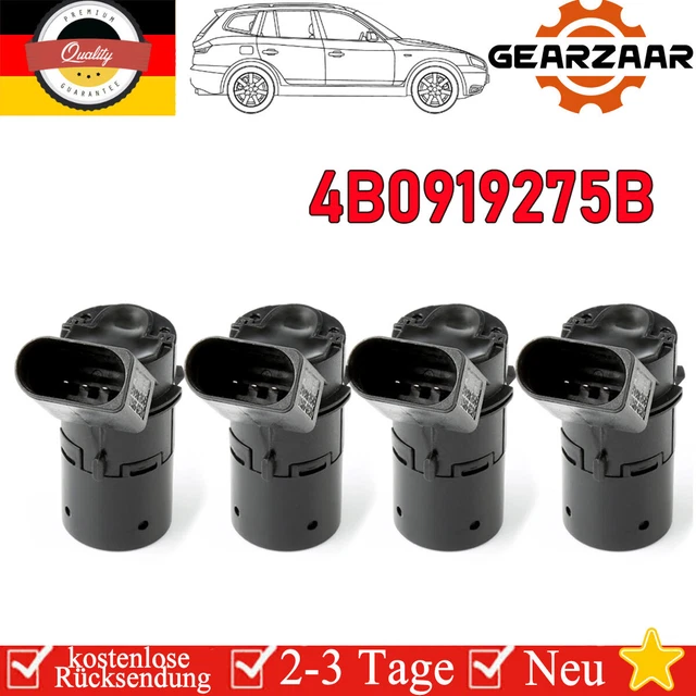 4X PARKSENSOR PDC Einparkhilfe 4B0919275B für Audi A4 8E B6 8H inkl | A6 4B C5 EUR 16,99 ...