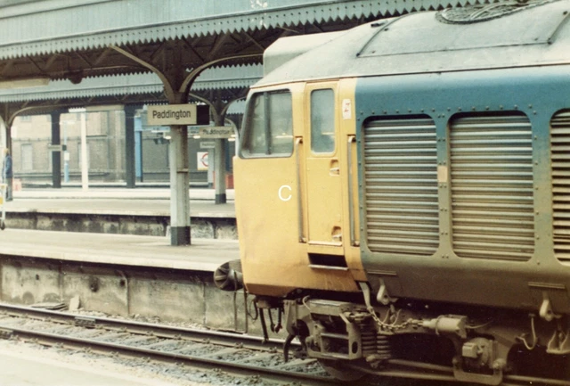 BRITISH RAILWAY B.R Photograph Class 50 - 50035 At Paddington 30/12 ...