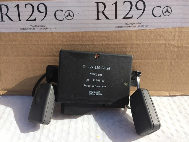 MERCEDES 1298200626 CODED ECU and Key Fob x 2 | R129 SL PREMIUM PART ...