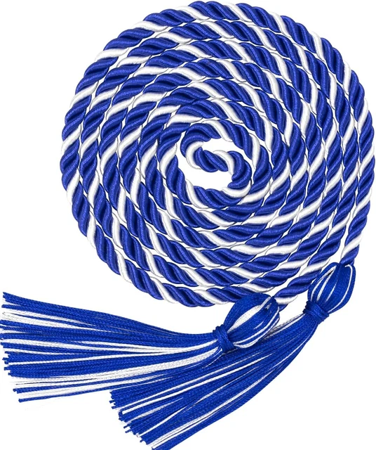 GRADUATION CORDS BLUE White Cords for Graduation 2024 Graduation Honor ...