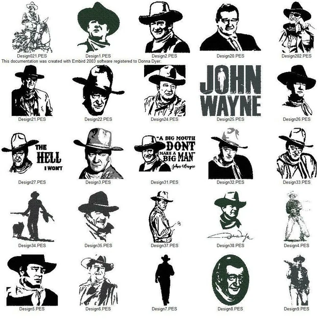 John Wayne Silhouette