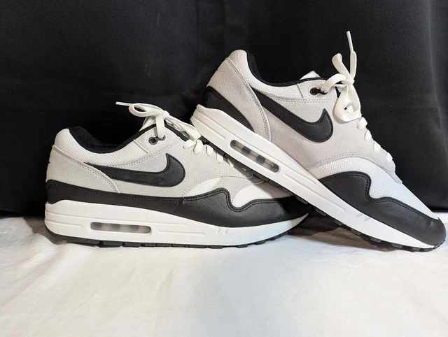 NIKE AIR MAX 1 Essential White Pure Platinum Black FZ5808-102 Men's ...