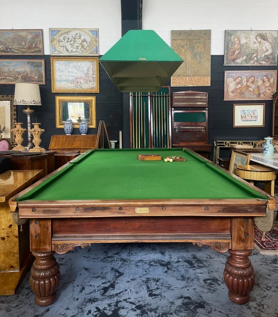TAVOLO DA BILIARDO "Snooker" Completo - "A. Toghill & Co" - Inghilterra ...
