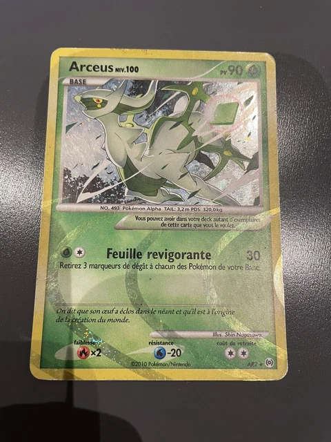 CARTE POKÉMON PLATINE - Arceus AR2 Arceus 90PV SECRETE HOLO RARE - FR ...