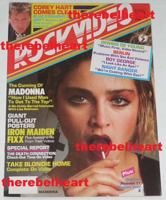 MADONNA 1985 US Magazine BOY GEORGE Iron Maiden DEBBIE HARRY BLONDIE ...