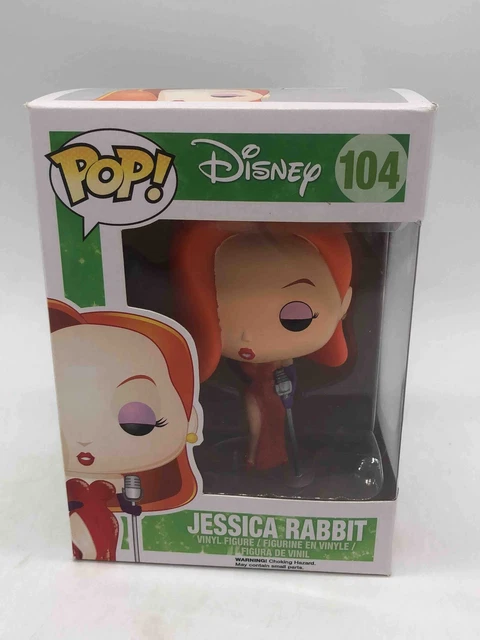 FUNKO POP! DISNEY Who Framed Roger Rabbit? Jessica Rabbit #104 Vinyl ...