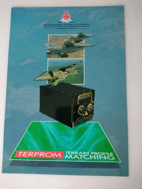 BAE SYSTEMS Terrain Profile Jet Technical Brochure Low level Flying F-16 TRN DT £29.45 - PicClick UK