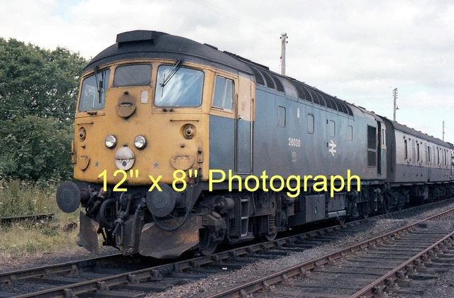 12&X8& COLOUR RAILWAY photograph Class 26 26030 at Wick £7.00 - PicClick UK