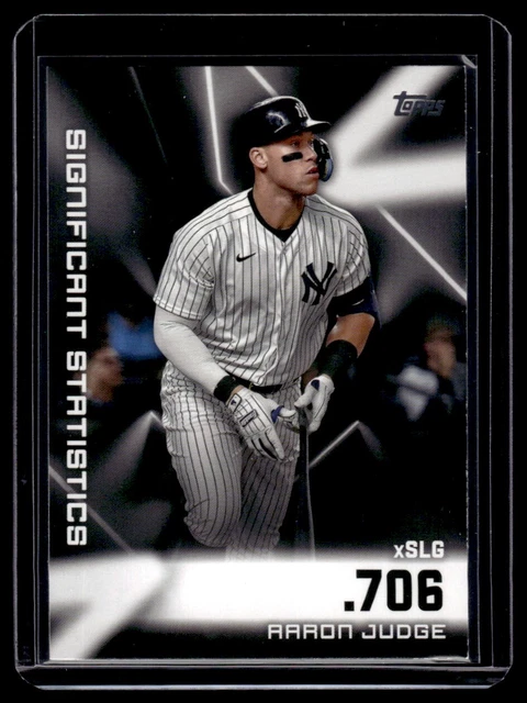 2023 TOPPS SIGNIFICANT Statistics Aaron Judge New York Yankees #SS-2 EUR 2,22 - PicClick IT