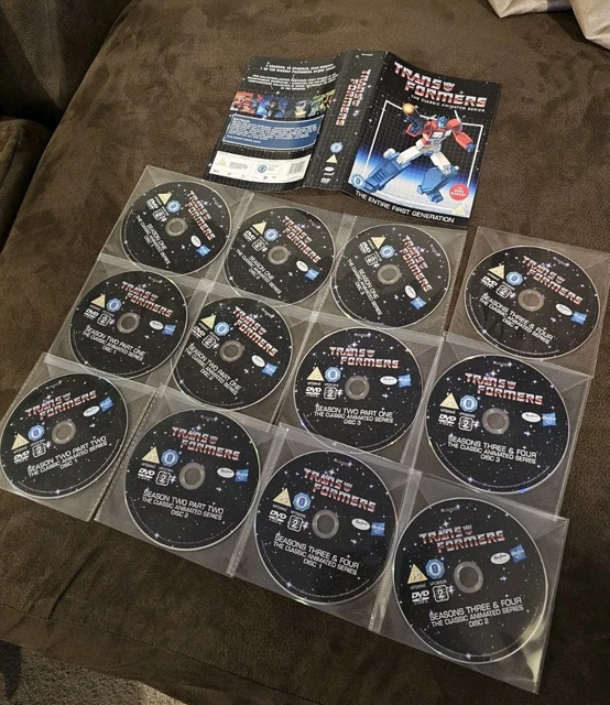 THE TRANSFORMERS COMPLETE G1 Series DVD Set *Missing 1 disc and case ...
