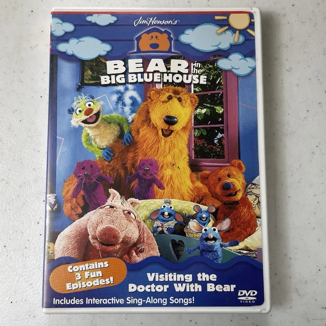 RARE - BEAR In The Big Blue House - Visiting The Doctor With Bear DVD ...