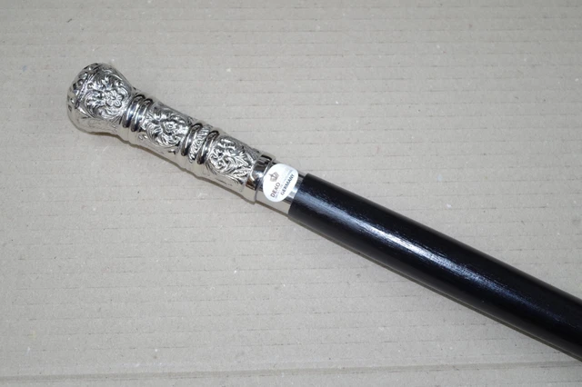 NOBLE BOIS CANNE à Marche Canne de Marche Stock Argent 98 CM Walking ...