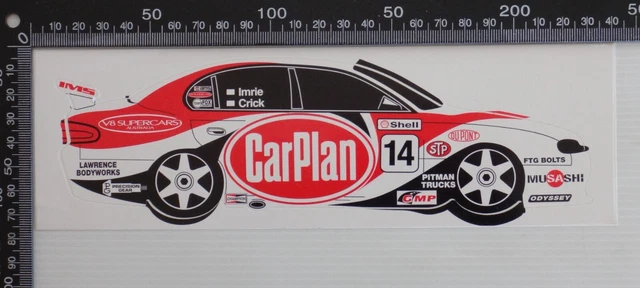 OLD IMRIE CRICK Holden V8 Supercars Car Racing Souvenir Sponsor Sticker ...