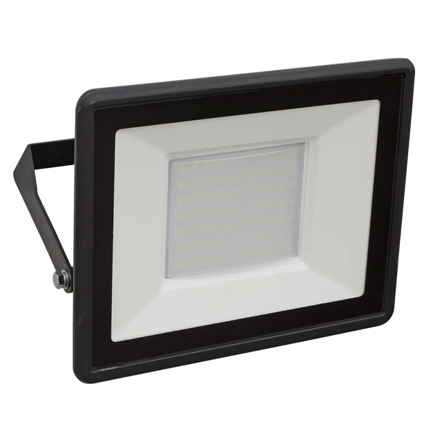 EXTRA SLIM FLOODLIGHT with Wall Bracket 50W SMD LED 230V (CLR) £0.99 ...
