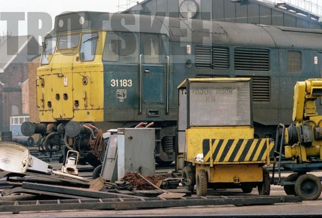 35MM COLOUR NEGATIVE BR British Rail Diesel Loco 31183 Class 31 c1985 £ ...