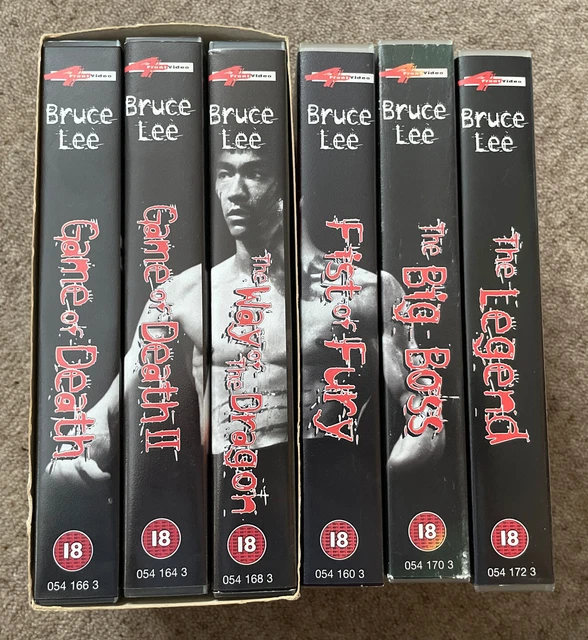 BRUCE LEE VHS Movie Collection Game Of Death, The Way Of The Dragon £20 ...