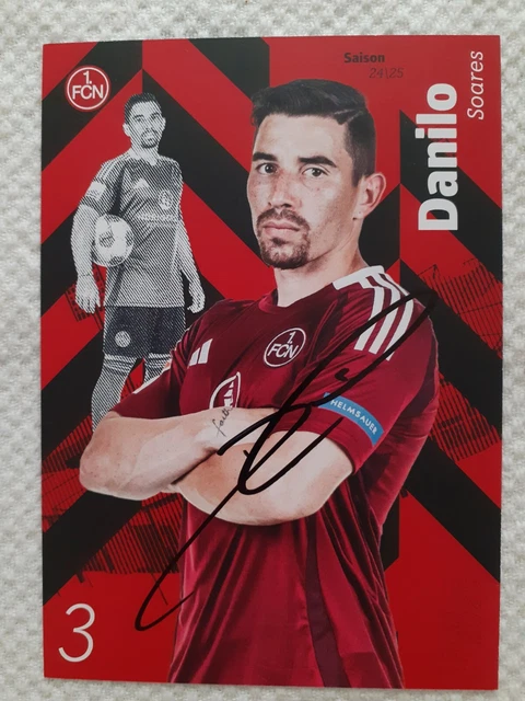 AUTOGRAMMKARTE DANILO SOARES 1. FC Nürnberg Saison 2024/2025 EUR 1,00 - PicClick DE