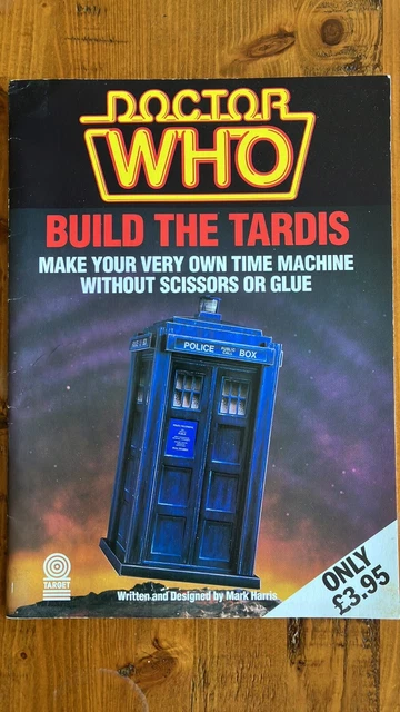DOCTOR WHO BUILD The TARDIS Papercraft Model Amazing Complete VF RARE ...