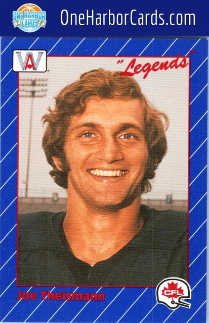 1991 ALL WORLD CFL French Toronto Argonauts #15 Joe Theismann EUR 2,15 ...