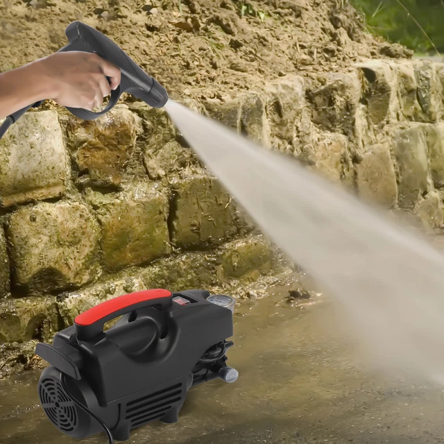 MAX.5500 PSI ELECTRIC High Pressure Cleaner Washer Gurney Water Pump ...