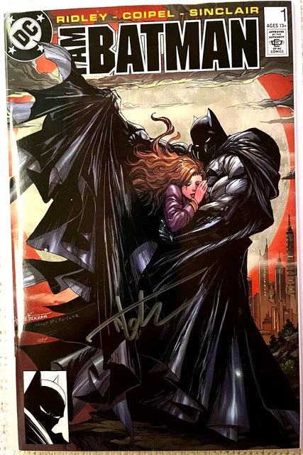 ~ DC~I AM BATMAN #1~ ~ TYLER KIRKHAM ~ COMMERCE~BATMAN 423~ ~ SIgned ...