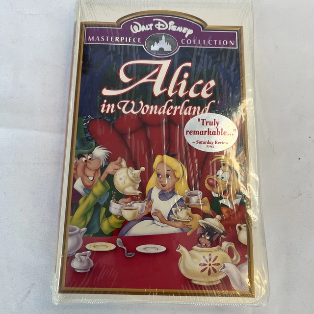 WALT DISNEY ALICE in Wonderland Masterpiece Collection VHS Brand New Sealed £22.81 - PicClick UK