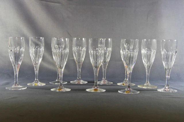 10 SEKTGLÄSER PEILL und Putzler Atlantis Kristall EUR 39,00 - PicClick DE