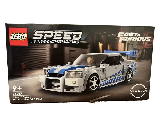 LEGO 2 FAST 2 Furious Nissan Skyline GT-R (R34) SPEED CHAMPIONS (76917) £39.99 - PicClick UK