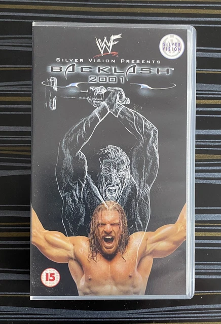 WWF - BACKLASH 2001 VHS - Rare, Now Deleted. £11.99 - PicClick UK