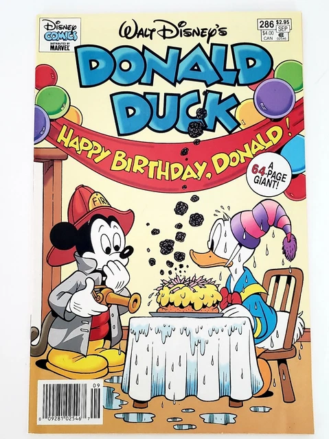 VTG WALT DISNEYS Donald Duck Happy Birthday Donald #286 Sep 1994 Comic ...