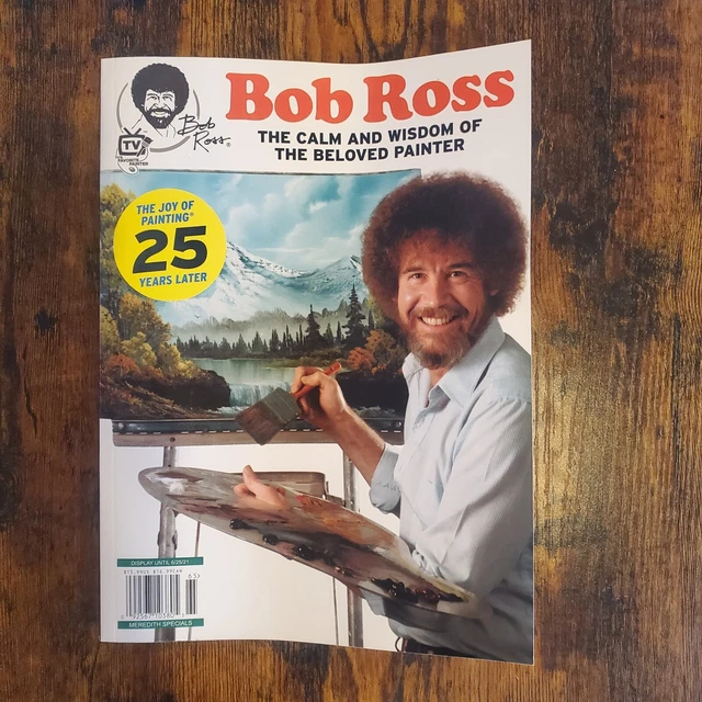 BOB ROSS SPECIAL Collectors Issue Magazine The Beloved Painter 25 Years ...