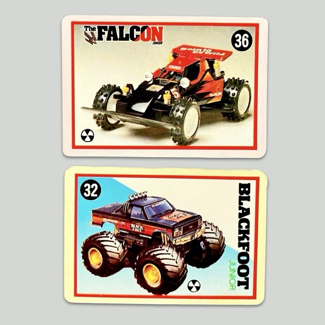 TAMIYA JAPAN VINTAGE RARE Trading Card Bundle Race Racing RC Car Retro ...