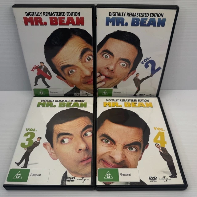 MR. BEAN VOL 1-4 DVD Digital Remastered Edition PAL Region 4 AU/NZ Free ...