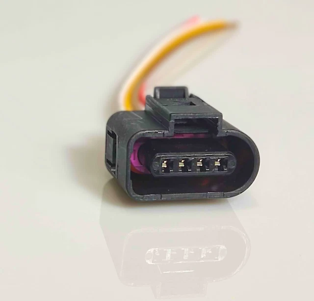 4 PIN MAP Sensor Connector Prewired Plug 1J0973704 Fits VW, Audi, Seat ...