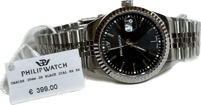 OROLOGIO PHILIP WATCH swiss made Grand Archive chrono watch 43 mm clock ...