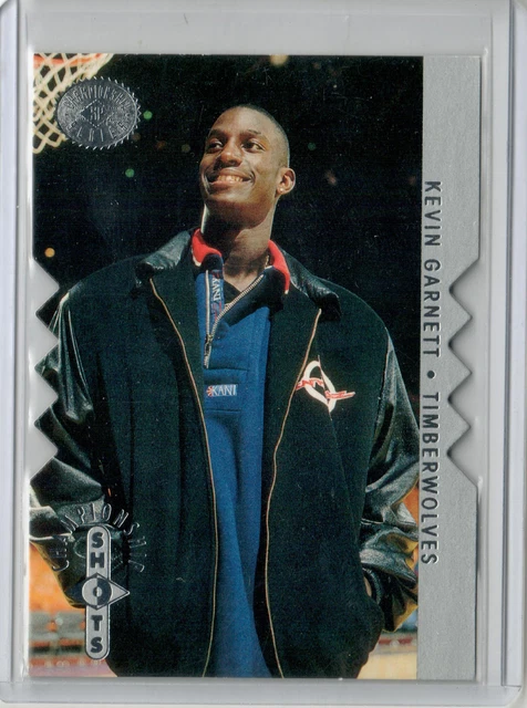 1995 SP KEVIN Garnett Championship Shots #S9 recrue RC HOF QTY AVL EUR ...