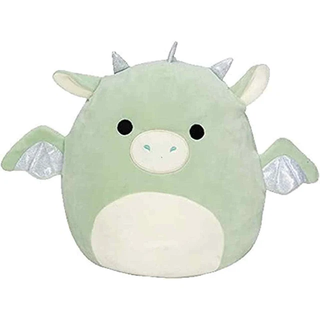 SQUISHMALLOWS OFFICIAL KELLYTOY Drew The Green Dragon Squishy Soft ...