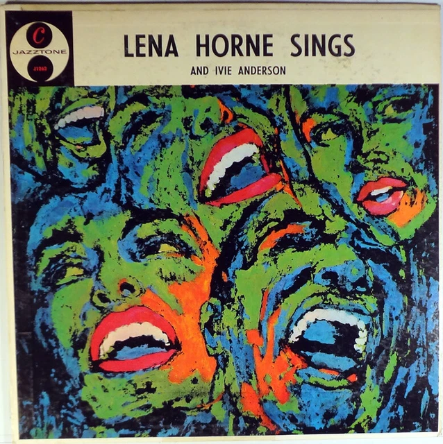 LENA HORNE CHANTE Et Ivie Anderson-Dg Ton Jazz Mono Lp-Phil Moore Noir ...