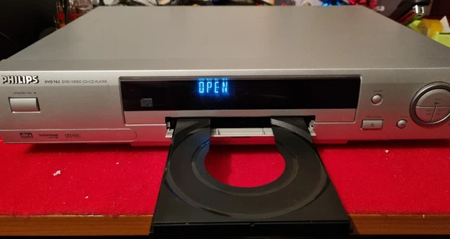 PHILIPS DVD/VIDEO/CD PLAYER - Silver - Unit Only (DVD762) - NO ...