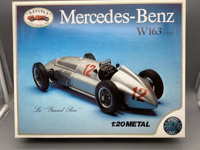 BAUSATZ MODEL 1:20 Revival Metal Mercedes Benz W163 1939 Le Grand Prix ...