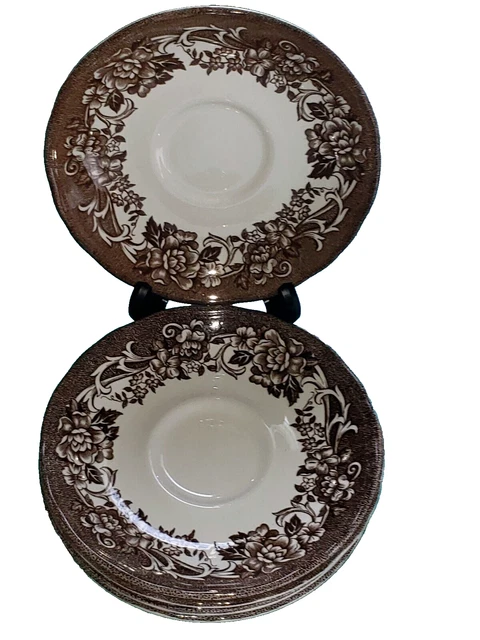 ROYAL STAFFORDSHIRE STRATFORD Stage Ironstone J&G Meakin Set of 6 ...