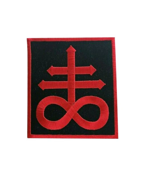 LEVIATHAN CROSS SIGIL of Lucifer Devil God Satanic Embroidered Sew On ...