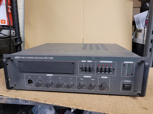 JEDIA CO.LTD. ZONE AMPLIFIER JPA-1240 Public Address Amplifier Only £ ...