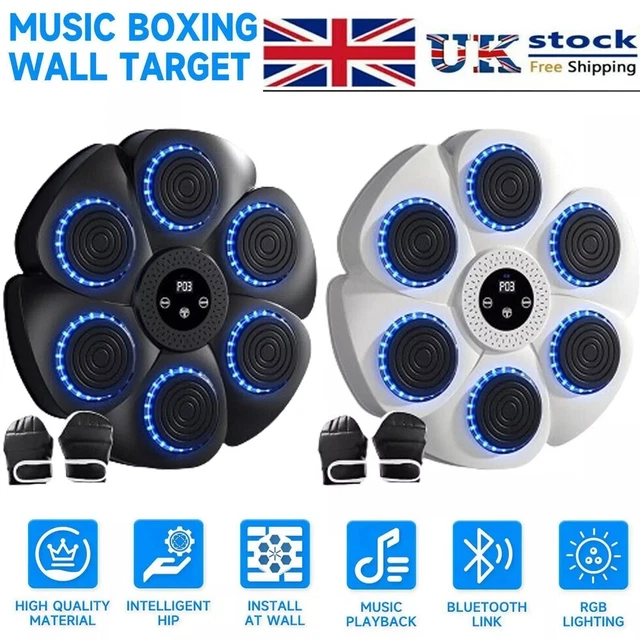 MUSIC BOXING MACHINE Boxing Reaction Wall Target Type C Charging for ...