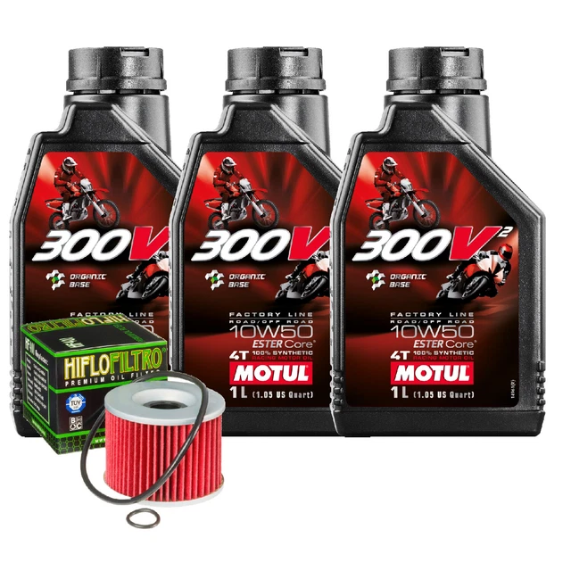 HUILE KIT DE Découpe Motul 300V 10W50 Filtre pour Yamaha EUR 114,81 - PicClick FR