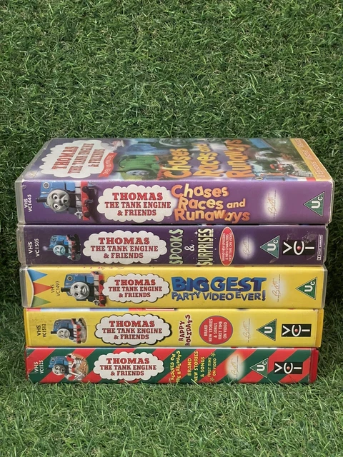 THOMAS THE TANK Engine and Friends vidéo joblot/bundle X5 tout testé ...