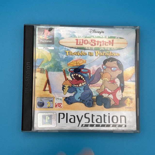 DISNEY'S LILO AND Stitch Trouble In Paradise - Sony PlayStation 1 PS1 ...