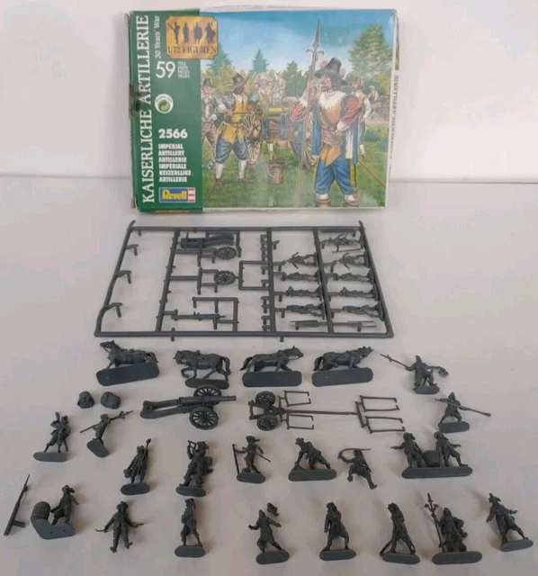 THIRTY YEARS WAR Imperial Artillery revell 1/72 2556 - 28 People See ...