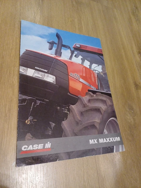 PROSPECTUS TRACTEURS CASE Ih Série Mx Maxxum Traktor Prospekt Brochure EUR 5,50 - PicClick FR