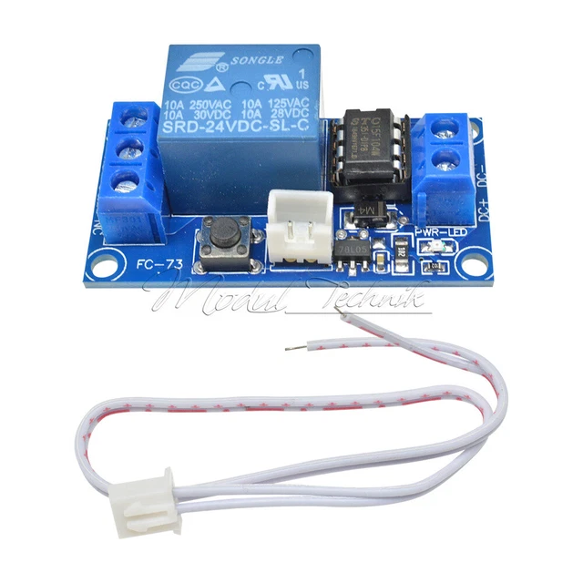 1 CHANNEL LATCHING Relay Module With Touch Bistable Switch MCU DC 5V/12V/24V EUR 3,55 - PicClick DE